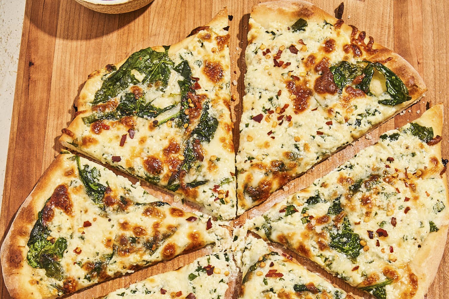Spinach Pizza No Cook Sauce The Kitchn